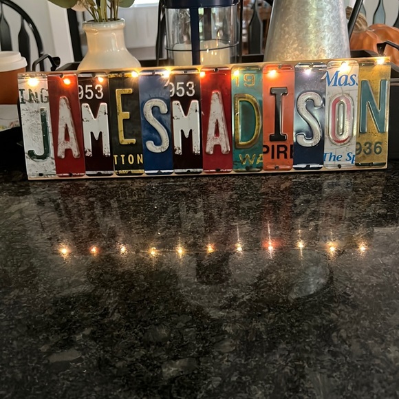 Wall Decor | James Madison Sign | Poshmark